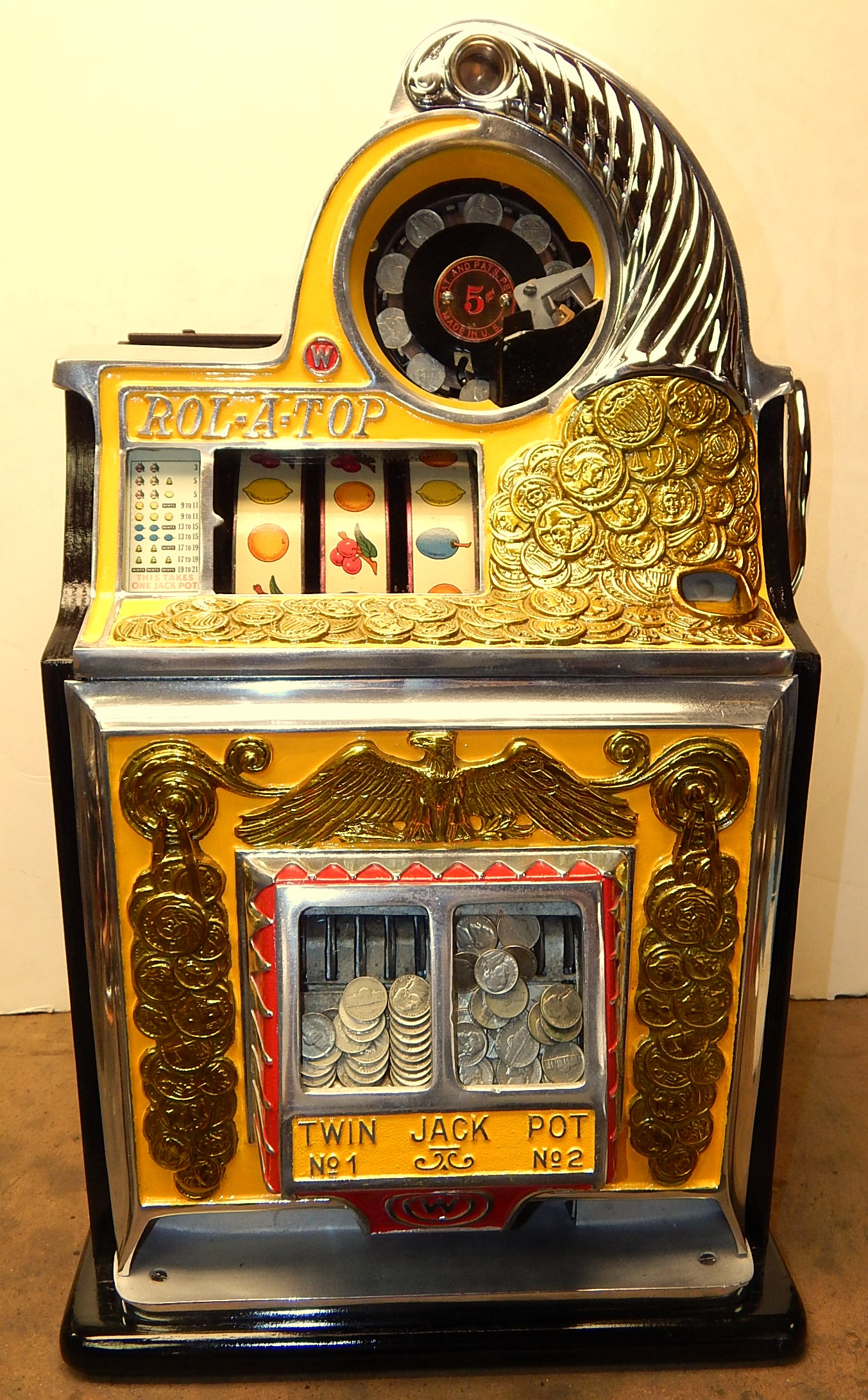 Antique Slot Machines For Sale Used Coin Operated Antique Slot Machine